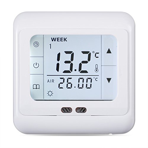 FLOUREON digital Thermostat 3A Raumthermostat programmierbar ...